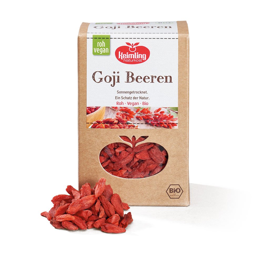 Rohkost Goji Beeren aus China, Bio-Qualität, getrocknet